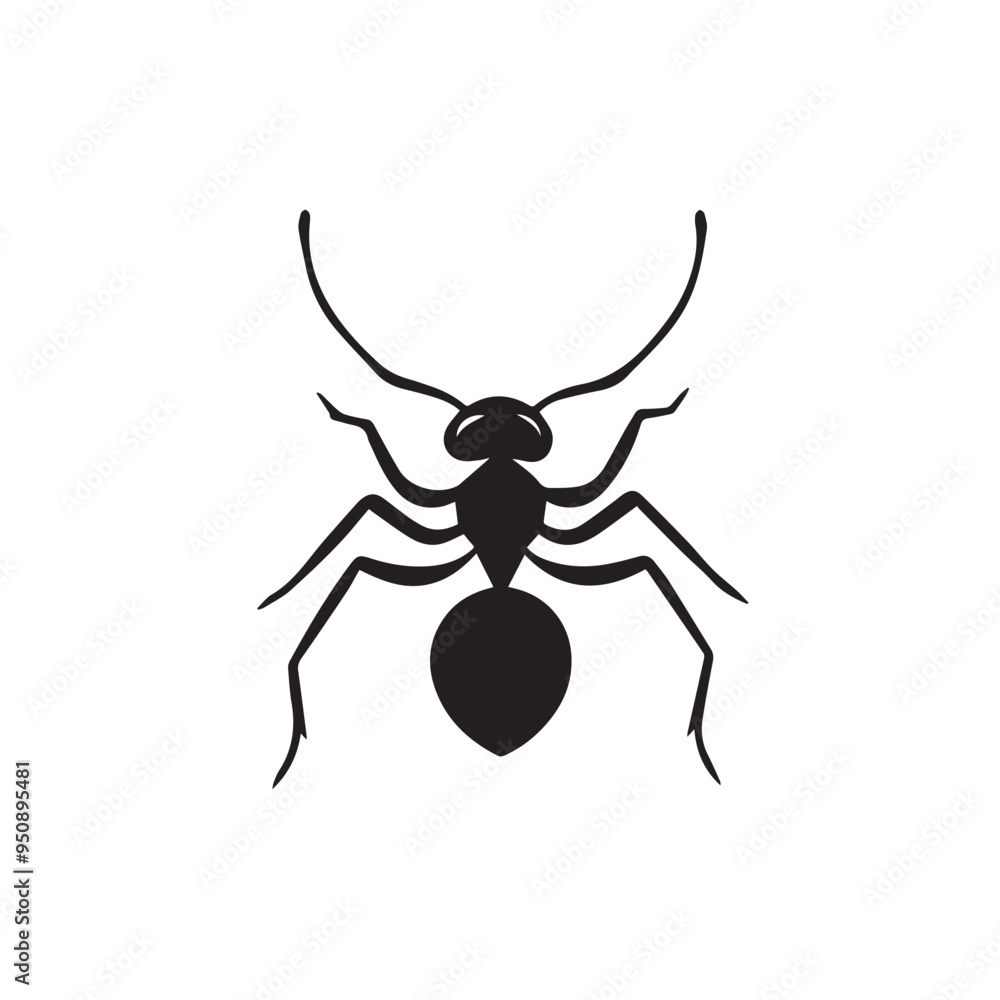 Ant in cartoon, doodle style . Image for t-shirt, web, mobile apps and ...