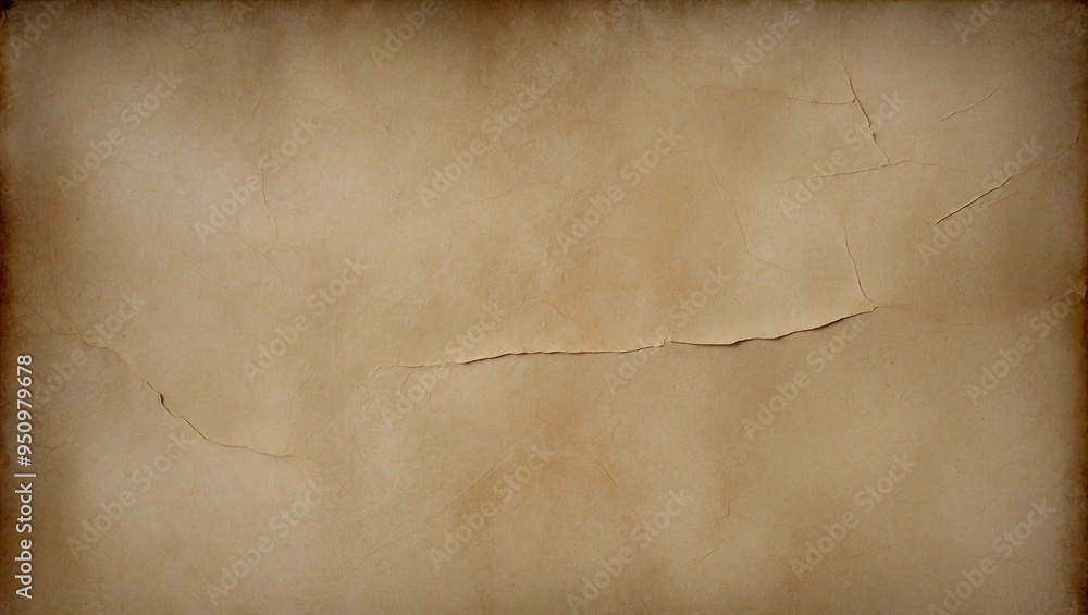 Vintage parchment paper texture with aged, cracked surface details ...