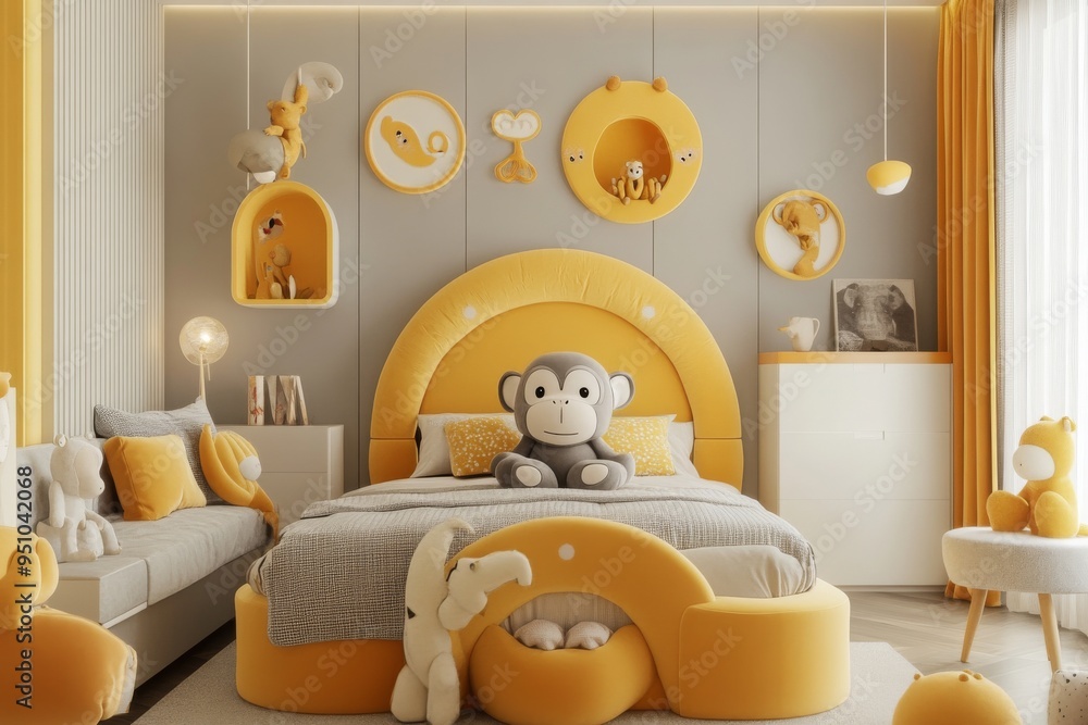 Monkey Year Kids Bedroom Ideas by Birth Year This cute monkey-shaped ...