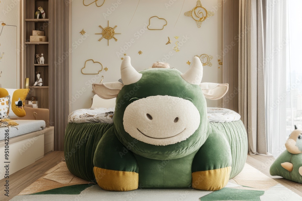 Year of the Goat Kids Bedroom Ideas by Birth Year This cute chubby goat ...