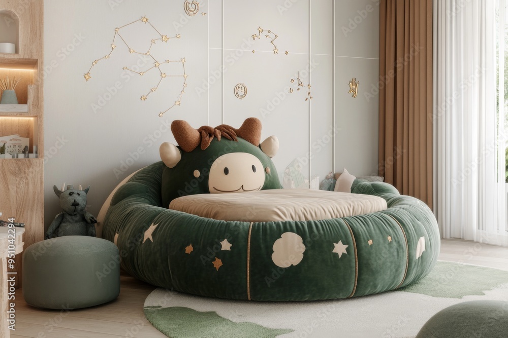 Year of the Goat Kids Bedroom Ideas by Birth Year This cute chubby goat ...