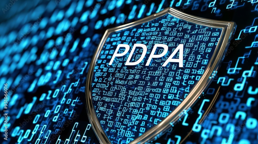PDPA PERSONAL DATA PROTECTION ACT management Secure server room with ...
