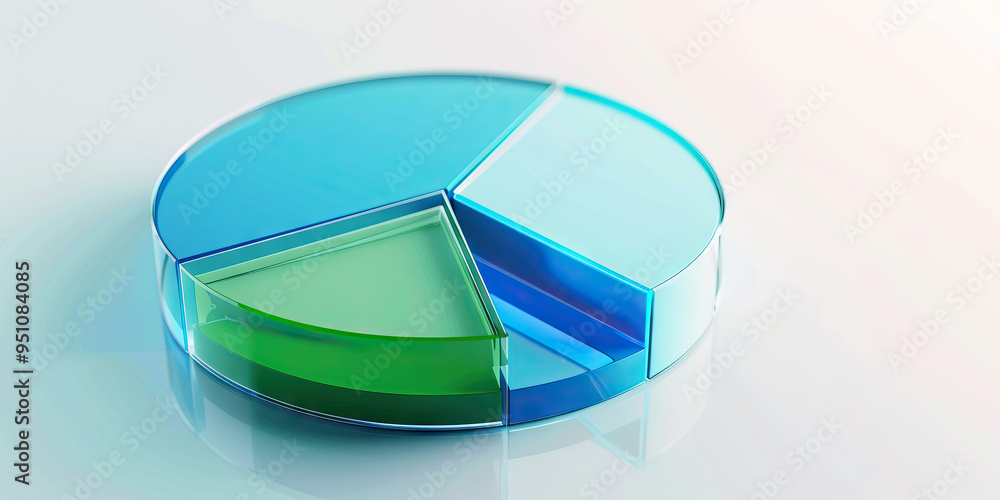 A minimalist pie chart comparing customer demographics before and after ...