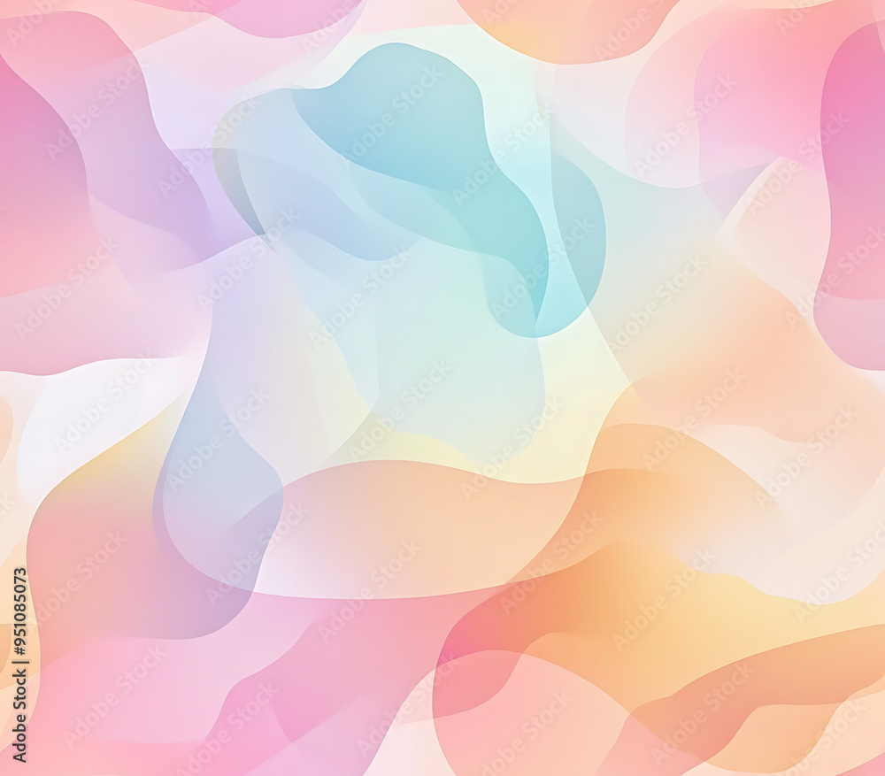 9. Modern abstract pattern with overlapping translucent shapes and ...