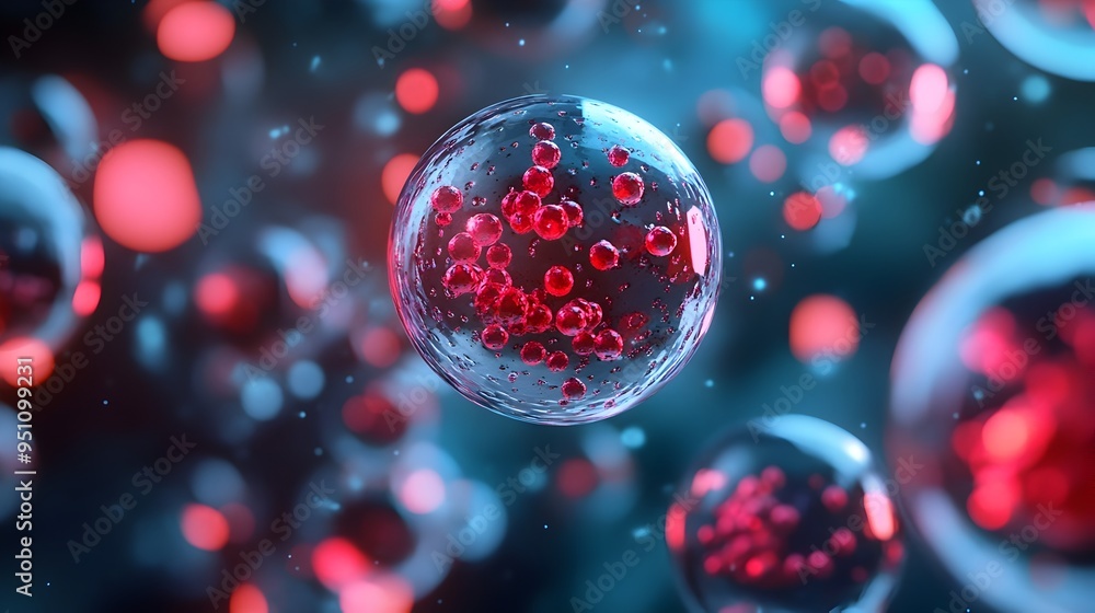 Microscopic view showcasing the intricate structure and mechanism of a ...