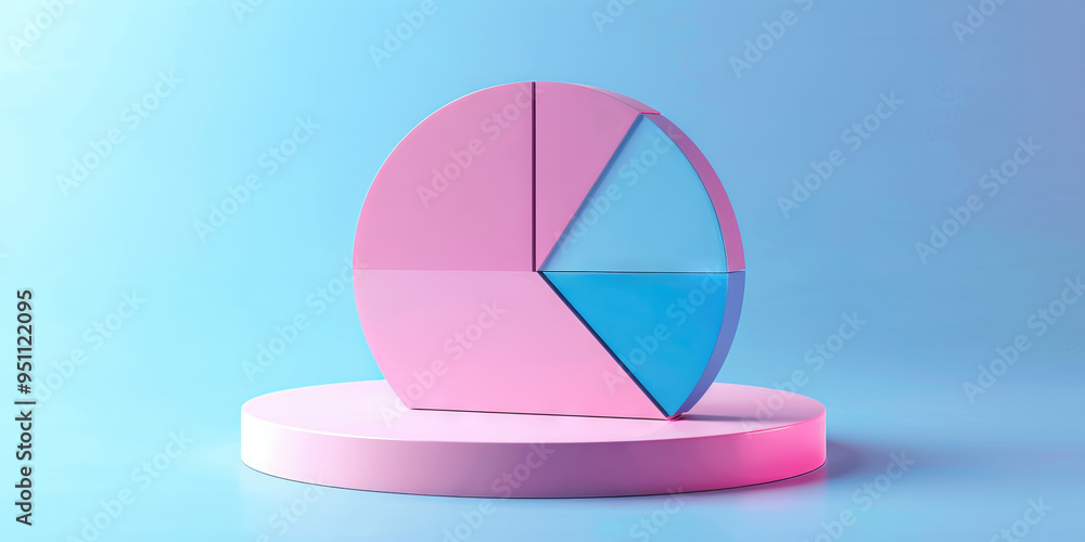 A pie chart analyzing the gender pay gap in the European workforce ...