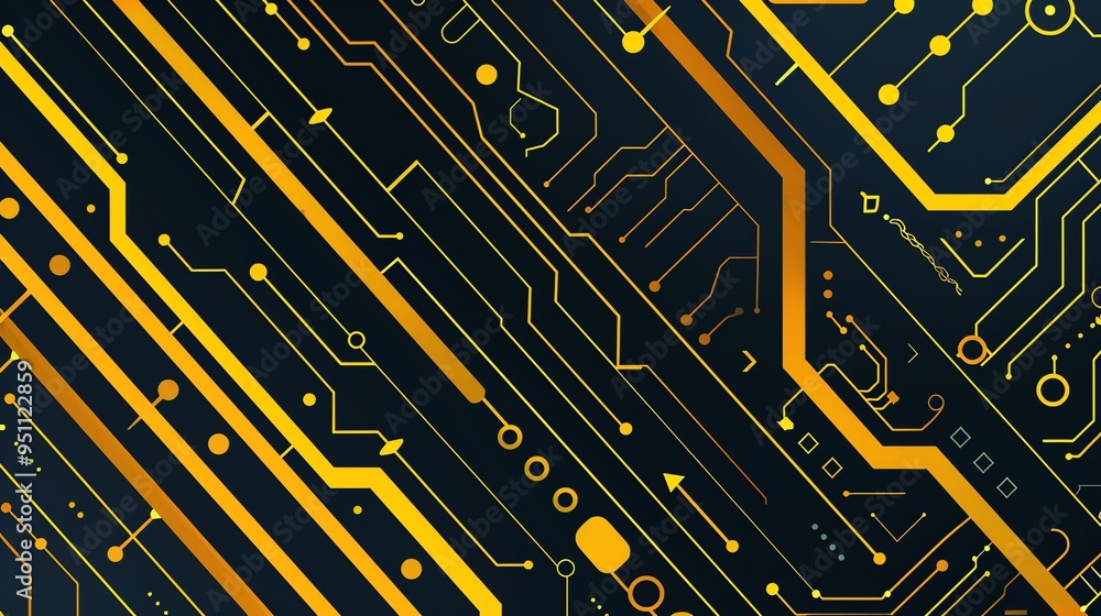 Circuit board texture with abstract lines, perfect for tech themed ...