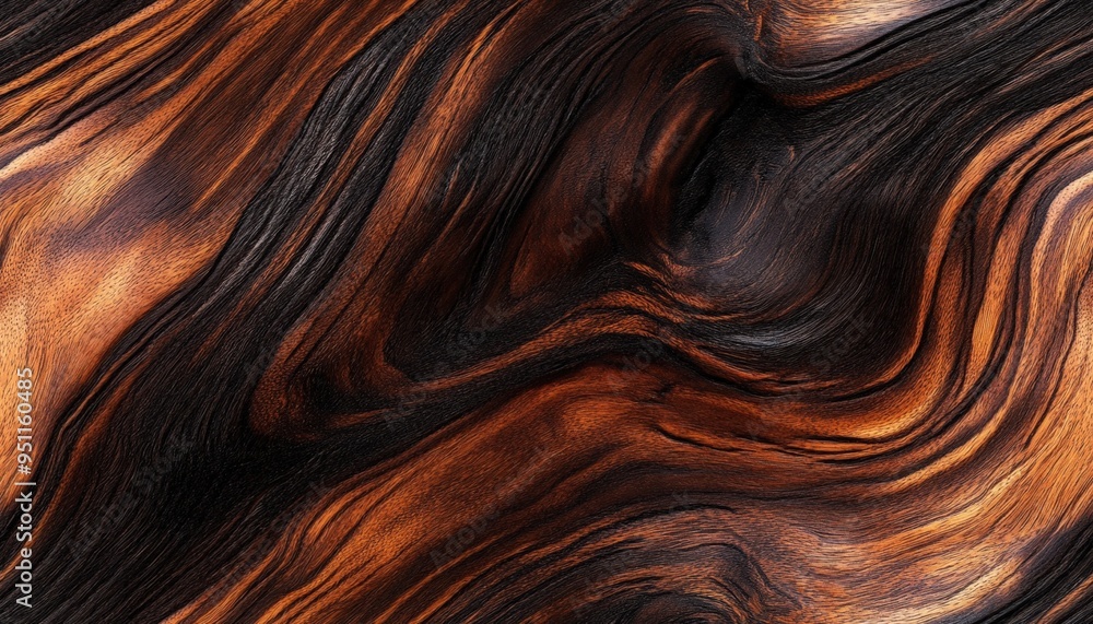Dark, polished african blackwood with deep tones and subtle grain ...