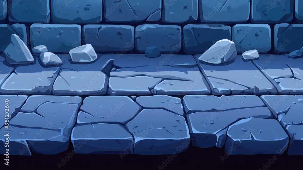 Explore this pixel art tileset featuring a seamless dungeon steel wall ...