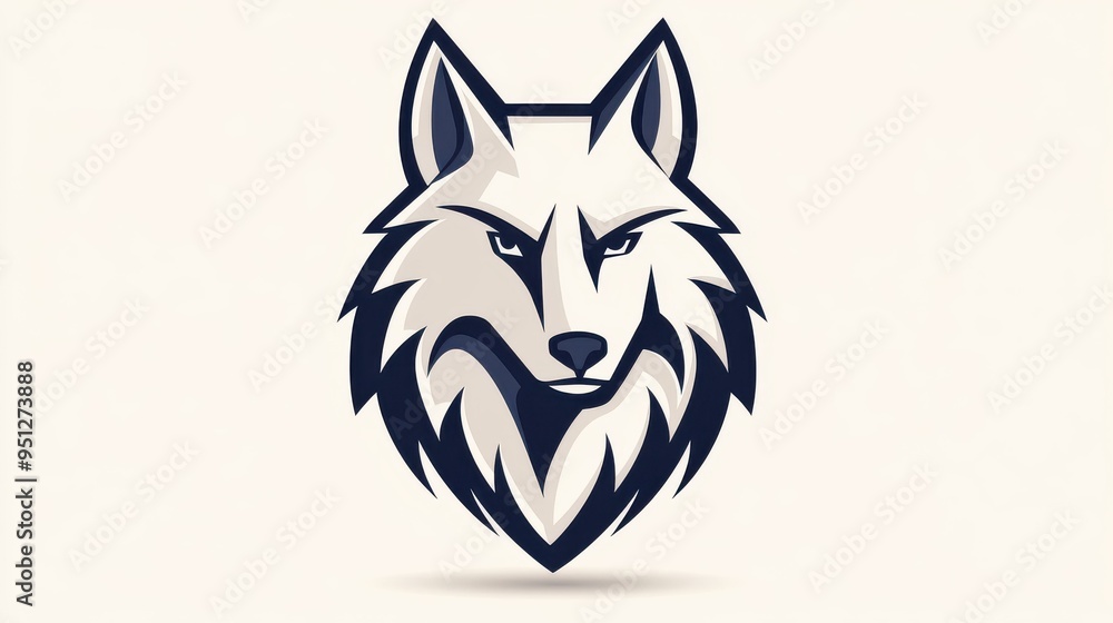 Watch this sleek and vibrant animation of a wolf logo, bringing modern ...