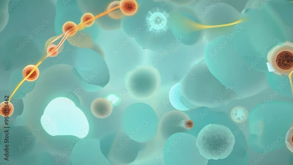 Exploring the intricate journey of a sperm cell navigating through the ...