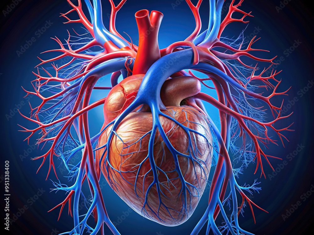 Blood flows from the aorta into the left and right coronary arteries ...
