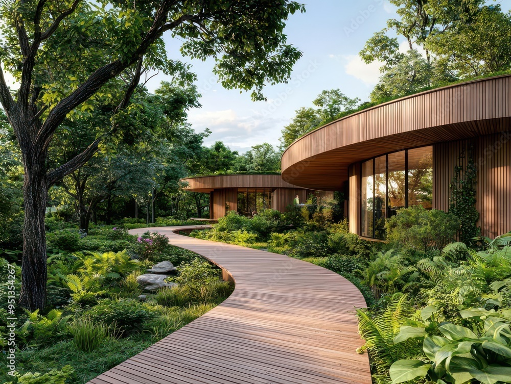 Sustainable Architecture with Wildlife Corridors A development that ...