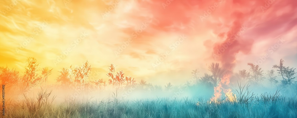 Indigenous land management practices preventing wildfires captured in a ...