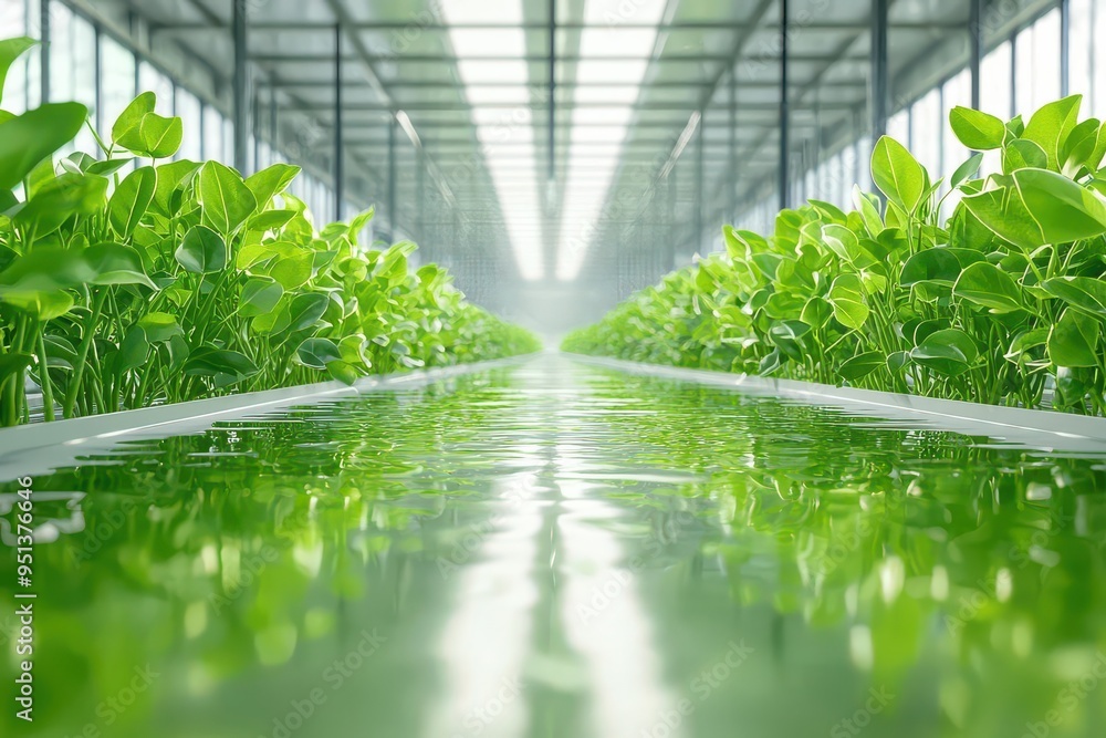 Sustainable biofuel production from algae with a vibrant, bright shot ...