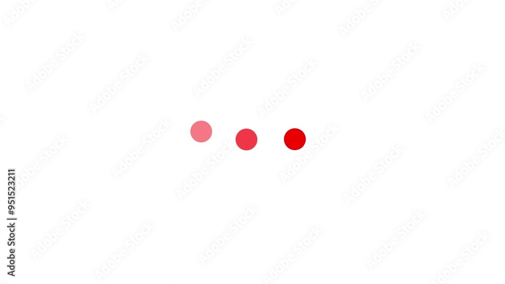 Typing loading dots on transparent background with alpha channel ...