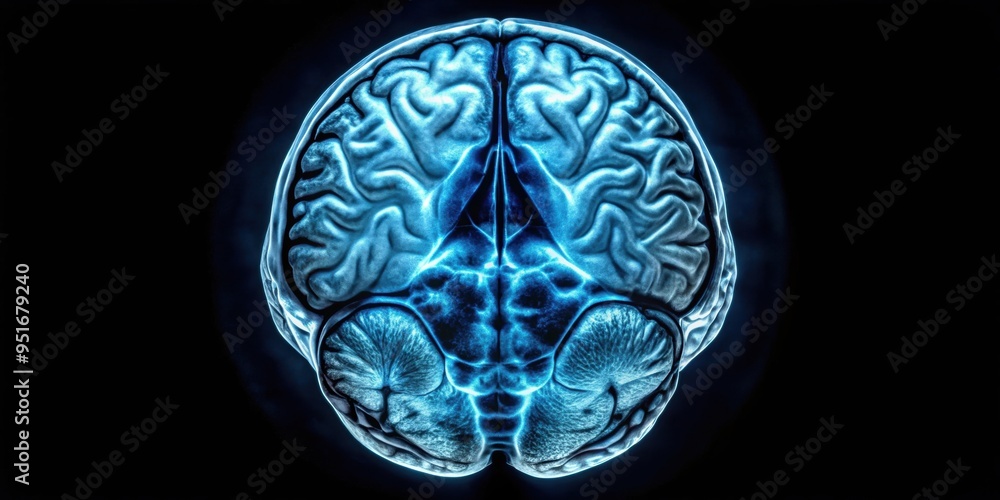 Detailed of central brain structures with high resolution MRI scans ...