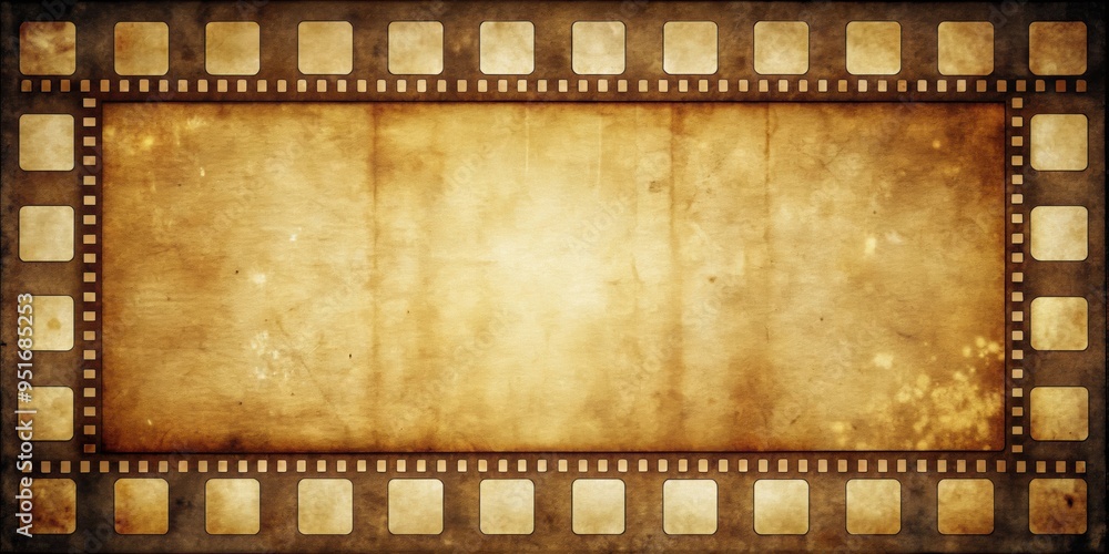 Old film strip overlay texture for vintage aesthetic, grainy, vintage ...