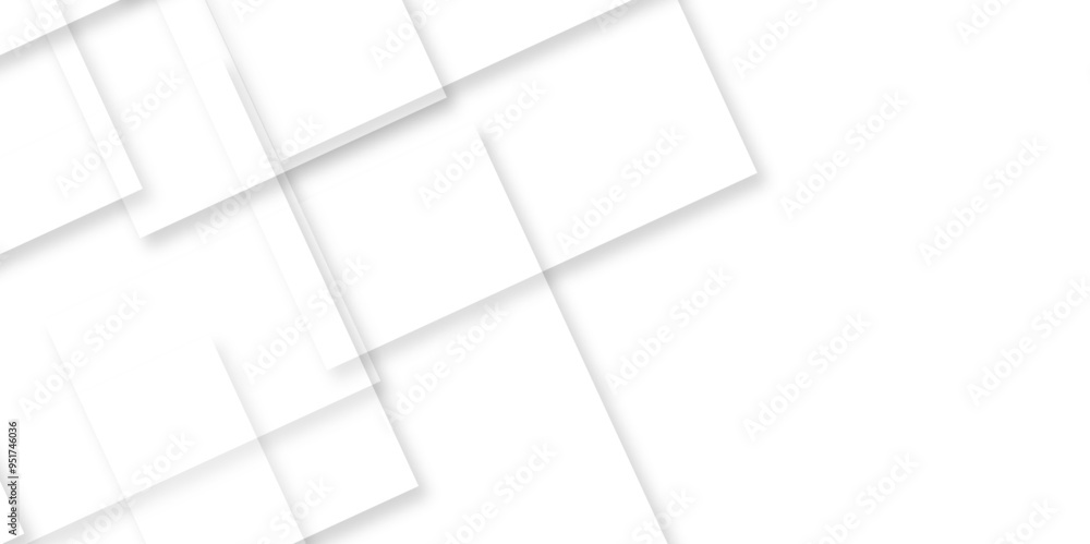 Abstract white rectangle shape geometric line background. . Badge for ...