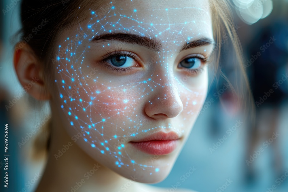 Facial scan: advanced biometric line, the detailed integration of ...