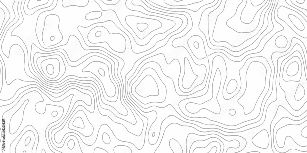 Abstract topo map wave line area space topography. vector digital grid ...
