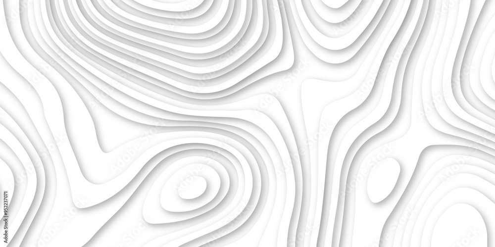 White 3d papercut vector format 3d shadow abstract wallpaper fresh ...