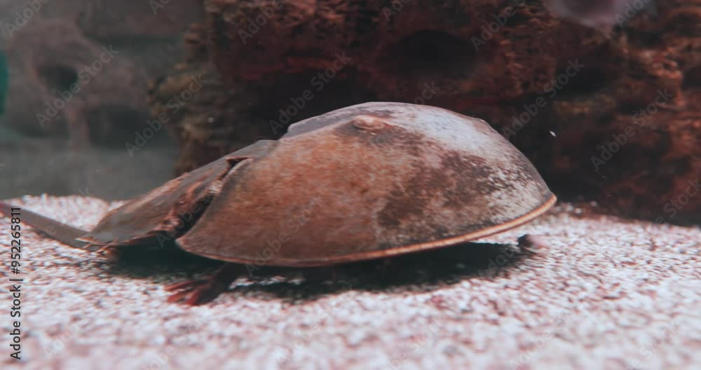 Atlantic horseshoe crab (Limulus polyphemus), also known as the ...