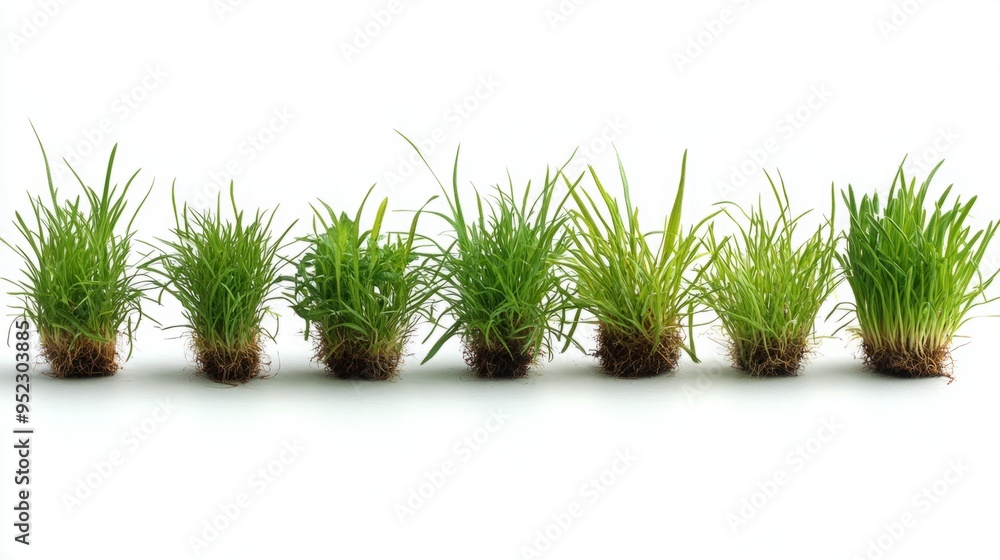 High-Resolution Image of Small Grass with a Detailed Matte Finish and ...