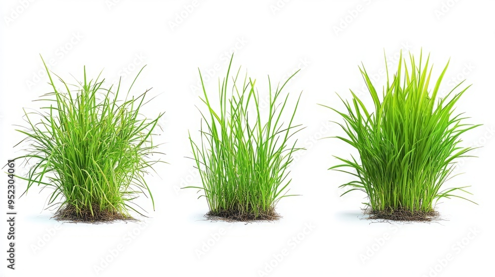 High-Resolution Image of Small Grass with a Detailed Matte Finish and ...