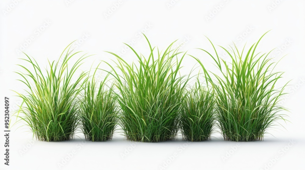 High-Resolution Image of Small Grass with a Detailed Matte Finish and ...