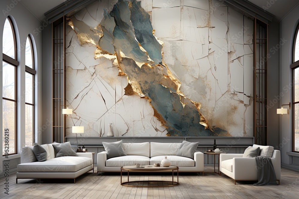 drawing creative stimulus from expansive wall murals, entrancing visual ...
