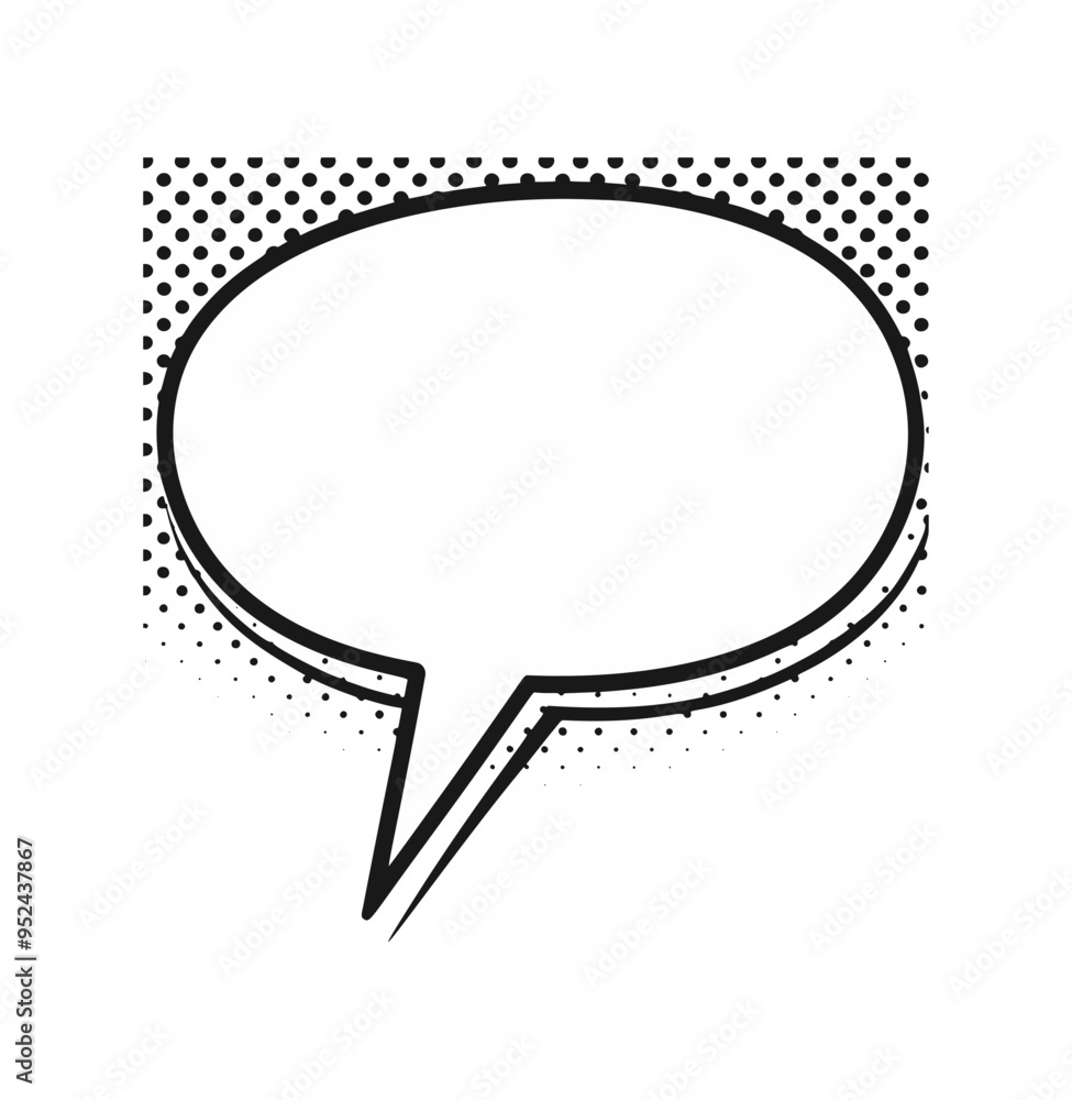 Comic speech bubble with swear words symbols. Hand drawn speech bubble ...