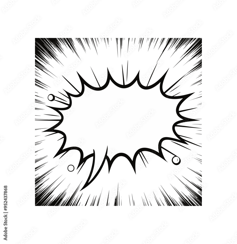 Comic speech bubble with swear words symbols. Hand drawn speech bubble ...