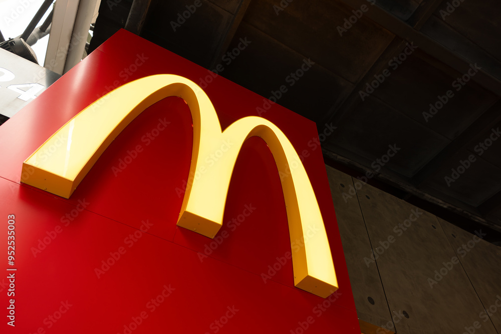 KUALA LUMPUR, MALAYSIA - DECEMBER 02, 2023: Golden Arches sign as seen ...