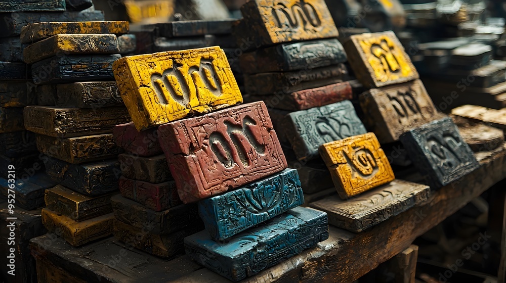 Elegant Khmer Alphabet Calligraphy Artwork with Traditional Cambodian ...