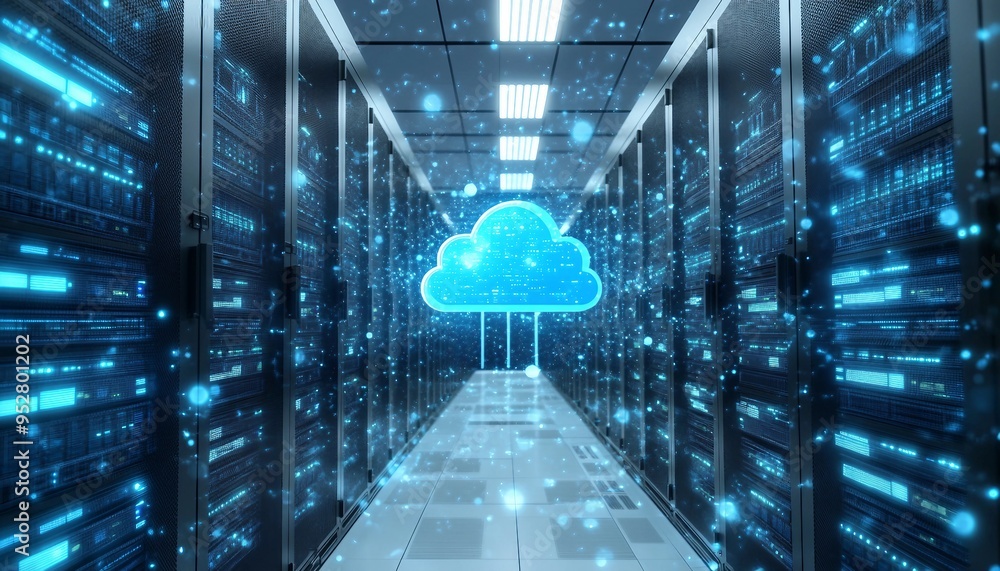 Seamless Data Migration to the Cloud, data being transferred from on ...