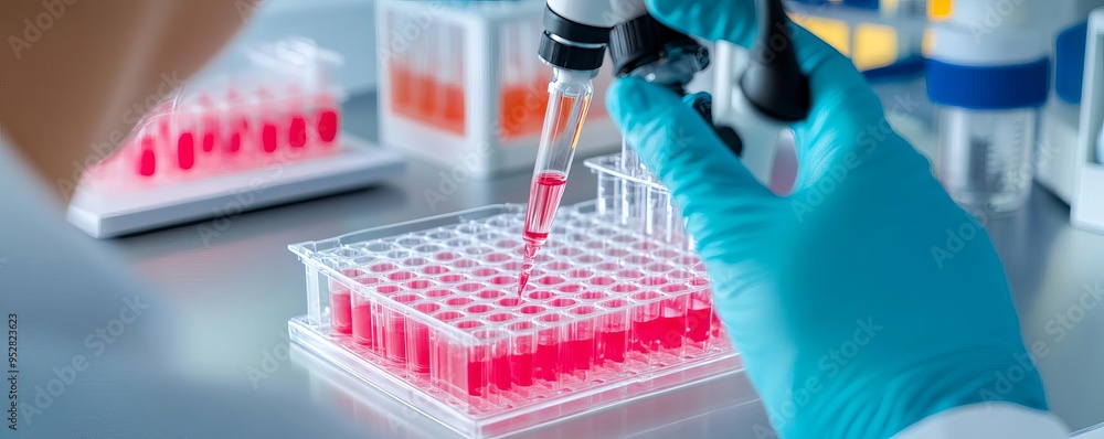 Biopharmaceutical engineer optimizing cell retention devices in ...