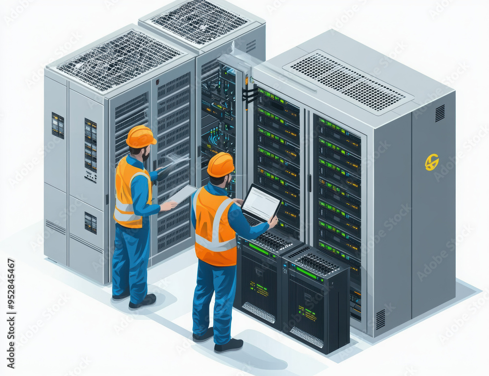 hvac air conditioner computer room temperature control system in server ...