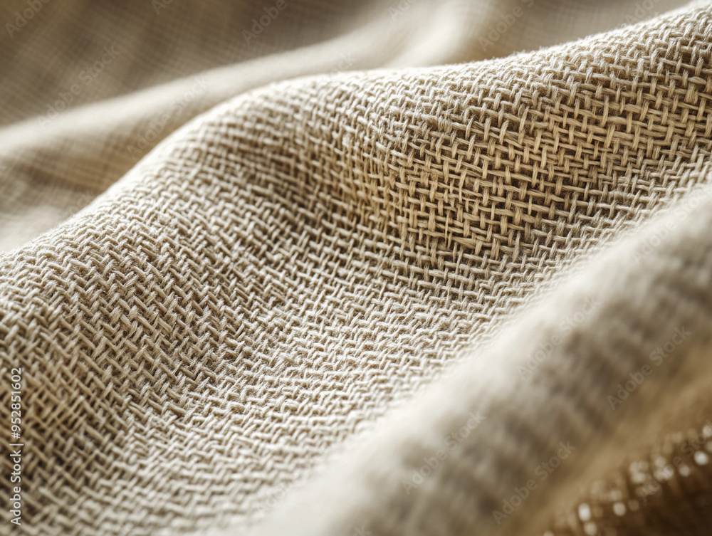 Rustic linen fabric pattern, natural beige with speckled texture Stock ...