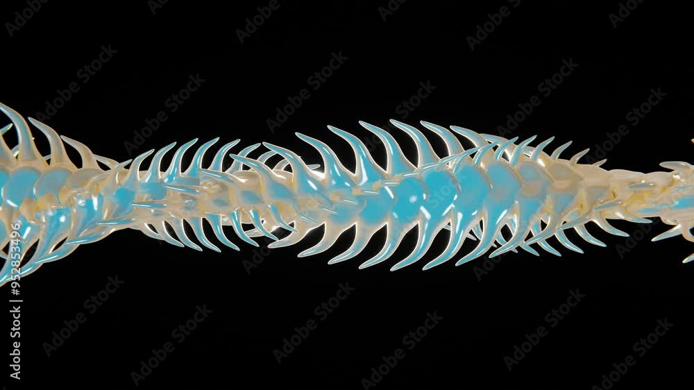 Abstract 3d DNA liquid vibrant gradient colours neon cyber punk pop ...