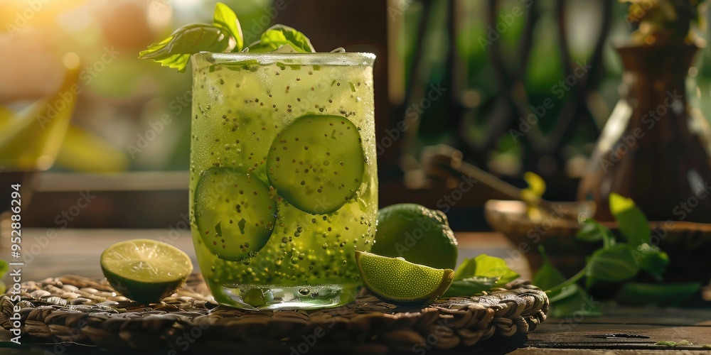 Timun Serut also known as Le Boh Timon Traditional Indonesian beverage ...