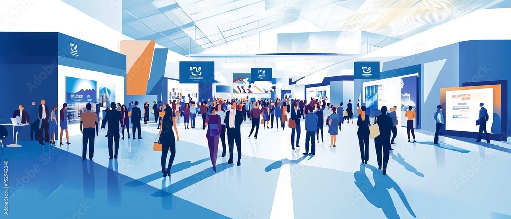 trade fair expo trade show booth international business convention ...