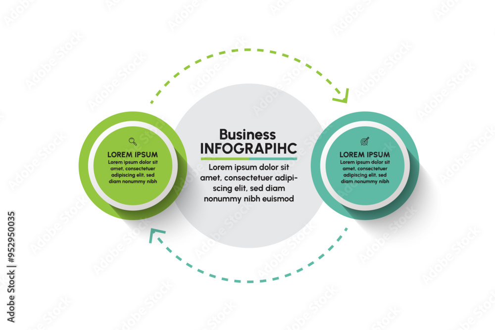 Business data visualization. timeline infographic icons designed for ...