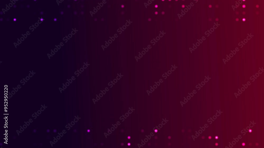 dark red gradient background with simple dot particle animation and ...