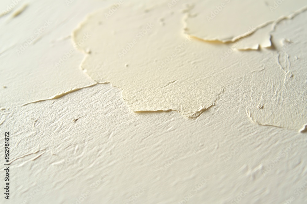 Paper texture background, Light Yellow Watercolour Paper grain fin with ...