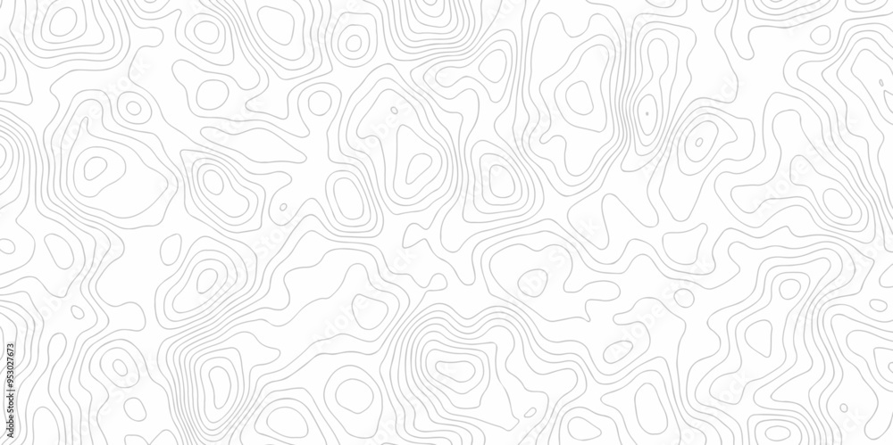 Vector topo map seamless wave topography map pattern camping grid ...