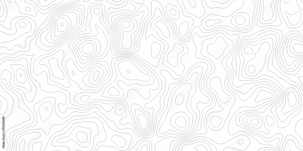 Vector topo map seamless wave topography map pattern camping grid ...