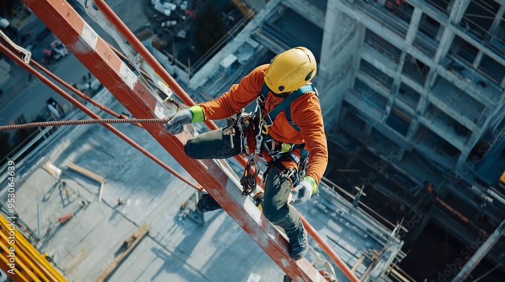 Safety body construction, Working at height equipment. Good fall ...