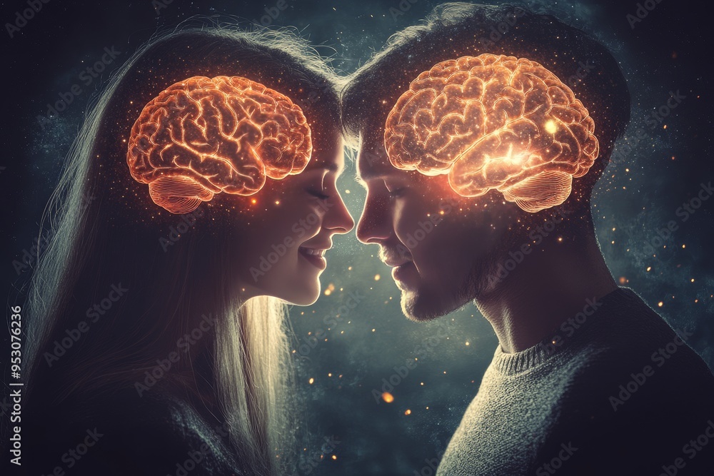 Neural Connection A Couple Sharing an Intimate Cognitive and Emotional ...
