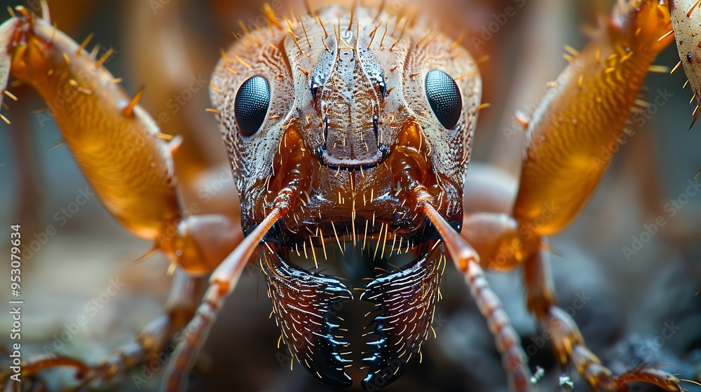 Trap-jaw ant's mandibles in an ultra-slow-motion attack, capturing the ...